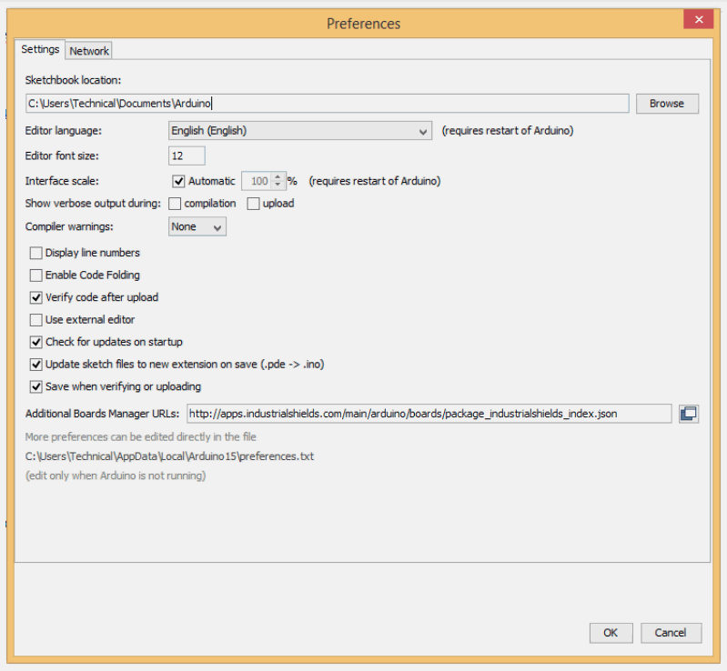 How To Install Industrial Shields Boards In The Arduino Ide