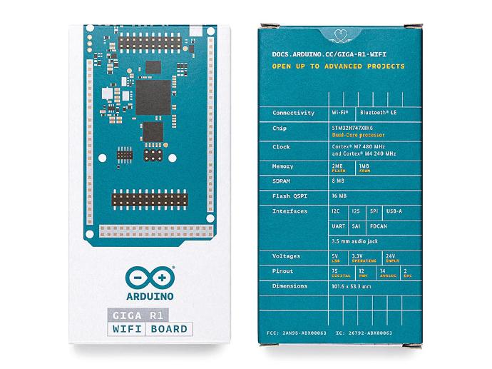 ℹ️Nuevo Arduino Giga R1 Wifi: ¿Cómo es? | Industrial Shields