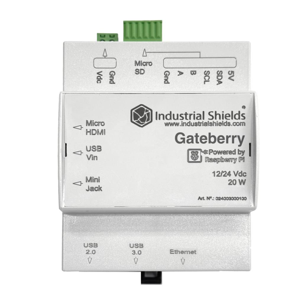 GateBerry - The Raspberry Pi Industrial Gateway with Open Source Core
