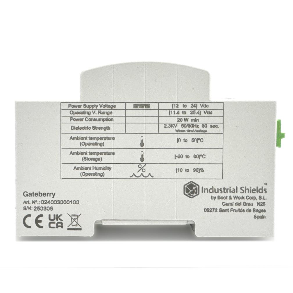 GateBerry - The Raspberry Pi Industrial Gateway with Open Source Core