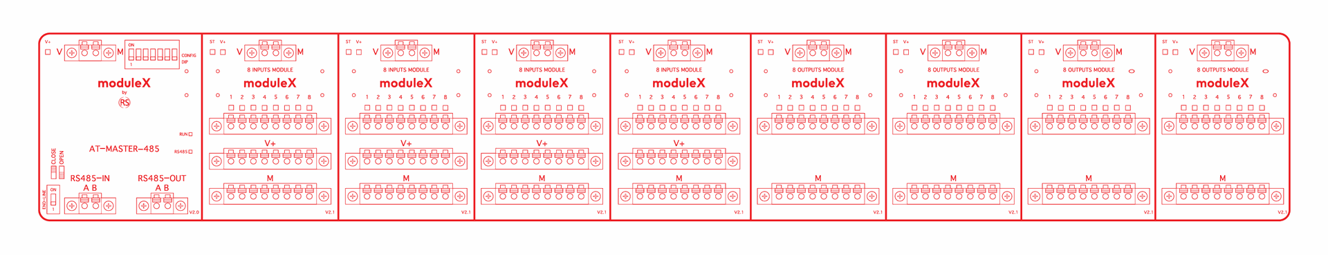 moduleX - Expansion Input Output Module