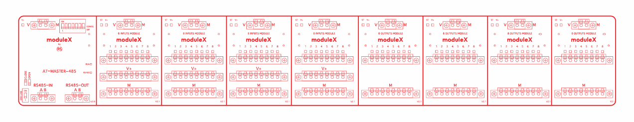 moduleX - Expansion Input Output Module