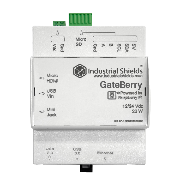 GateBerry - The Raspberry Pi Industrial Gateway with Open Source Core